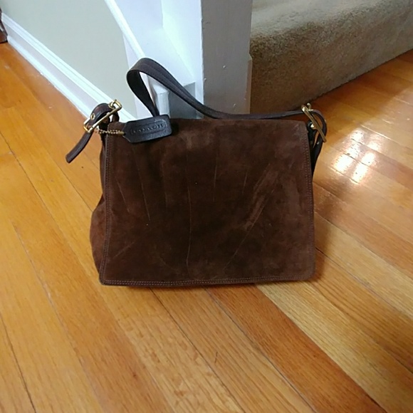 Coach | Bags | Coach Suede Bag | Poshmark
